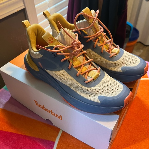 Timberland | Shoes | Timberland Sneakers Yellow And Gray Outdoor ...